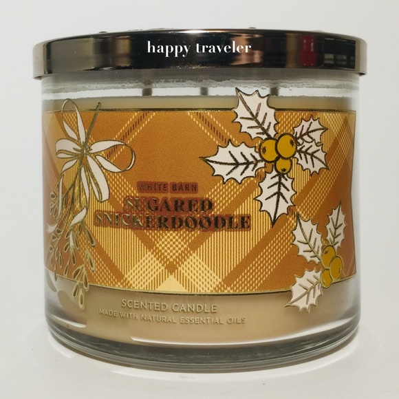 Bath & Body Works | Accents | Sugared Snickerdoodle 3 Wick Candle ...